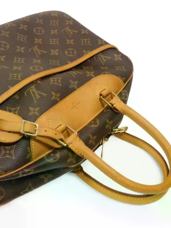 LOUIS VUITTON Monogram Canvas Deauville Tote Bag - Brown