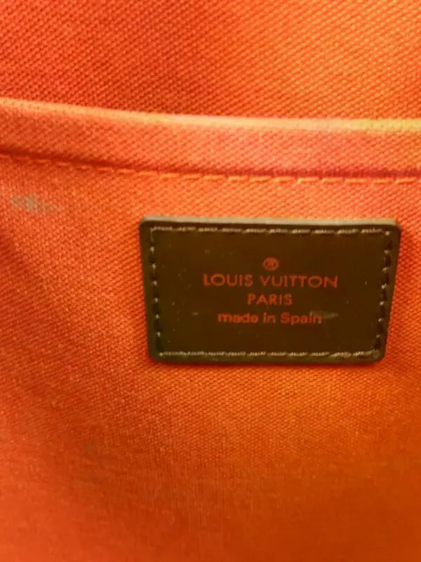 LOUIS VUITTON Damier Ebene Mm Ribera Handbag