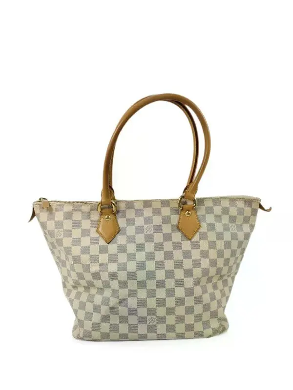LOUIS VUITTON Saleya Damier Azur Mm Tote Bag