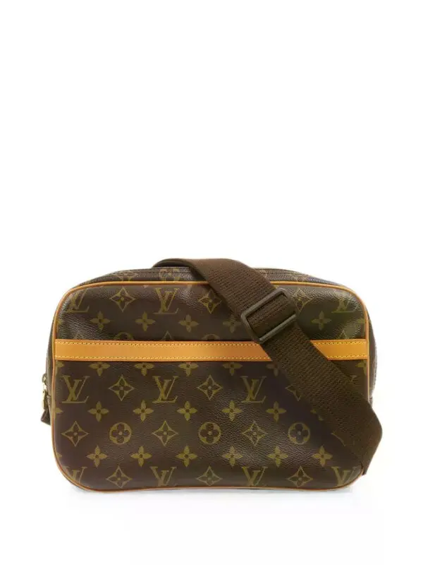 LOUIS VUITTON Monogram Reporter Pm Shoulder Bag - Brown