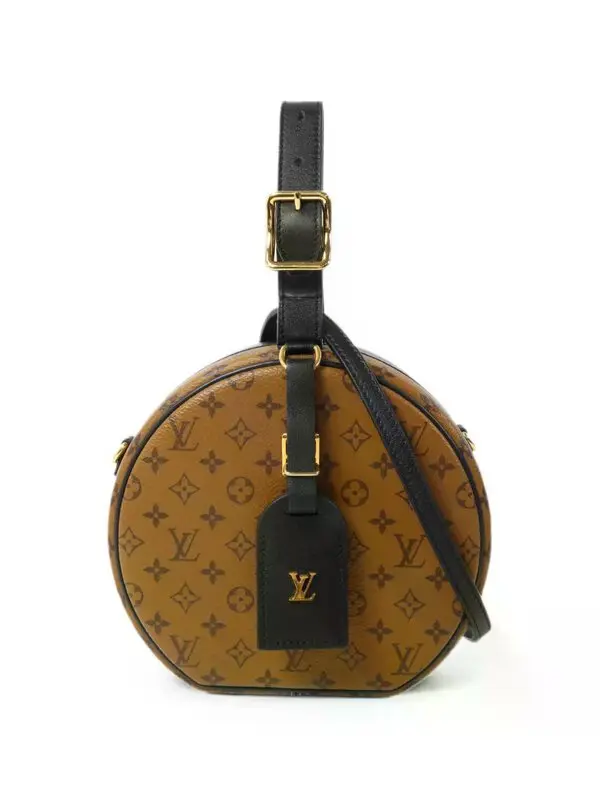 LOUIS VUITTON Petite Boite Chapeau Monogram Reverse Tote Bag