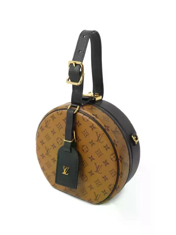LOUIS VUITTON Petite Boite Chapeau Monogram Reverse Tote Bag