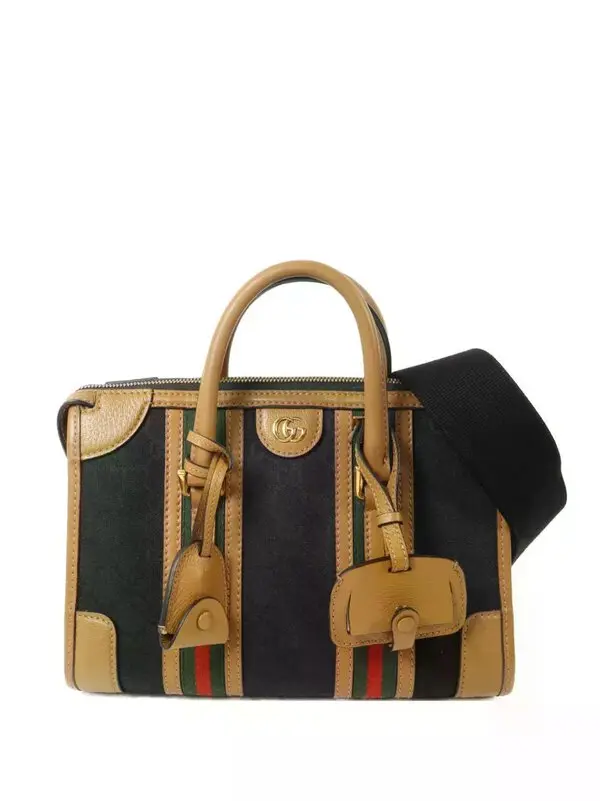 Gucci Medium Bauletto Tote Bag - Brown