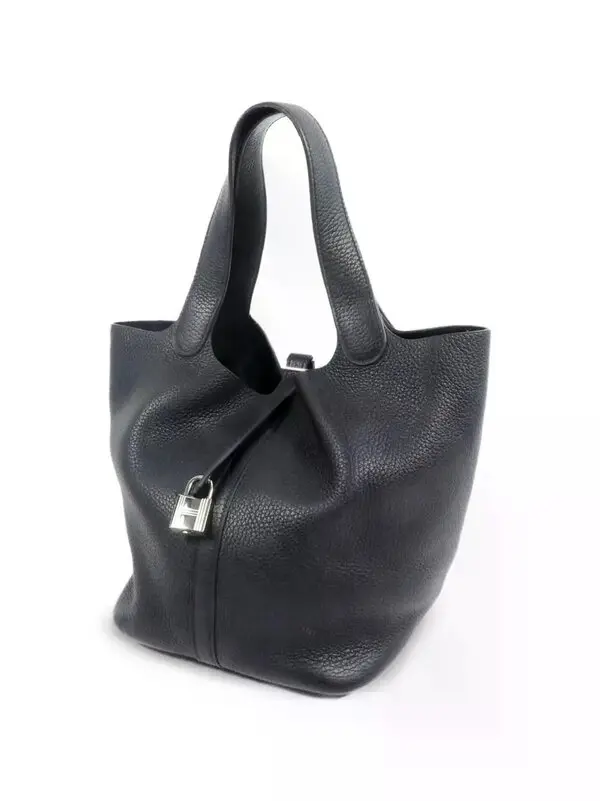 Hermès Mm Picotin Bucket Bag - Black
