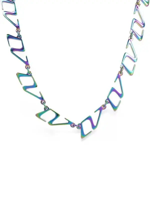 LOUIS VUITTON Iridescent Links Cable Chain Necklace