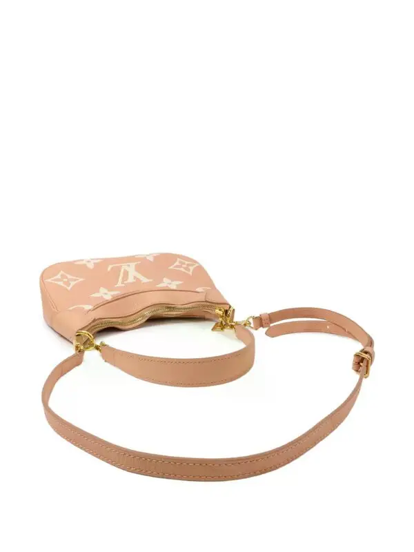 LOUIS VUITTON Bagatelle Monogram Empreinte Shoulder Bag - Orange