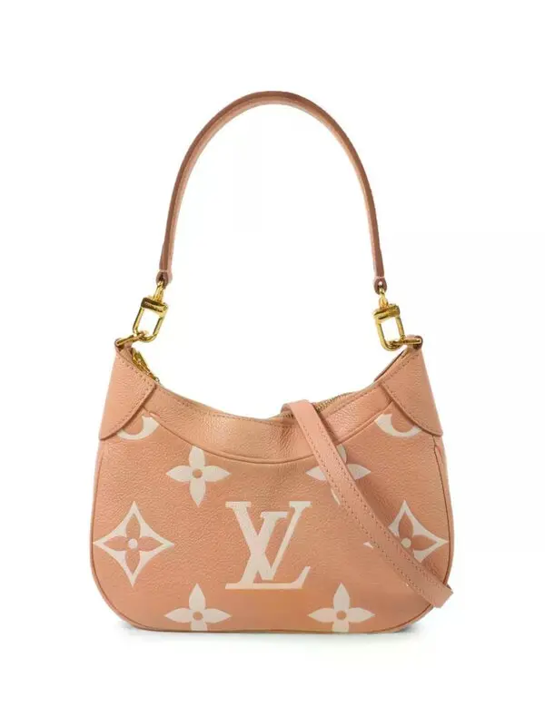 LOUIS VUITTON Bagatelle Monogram Empreinte Shoulder Bag - Orange