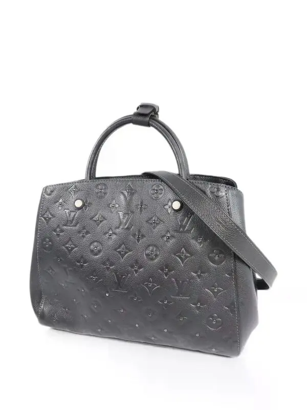 LOUIS VUITTON Bb Montaigne Monogram Empreinte Tote Bag