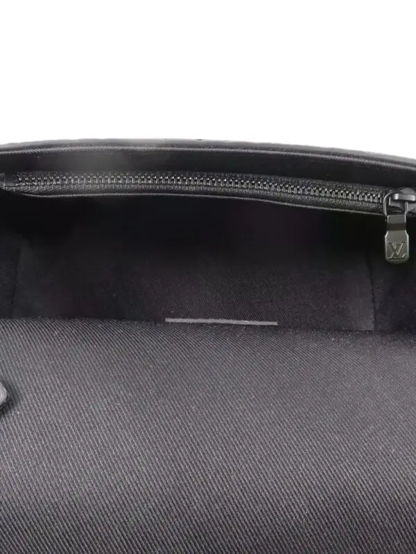 LOUIS VUITTON Monogram Taurillon Leather Shoulder Bag - Black