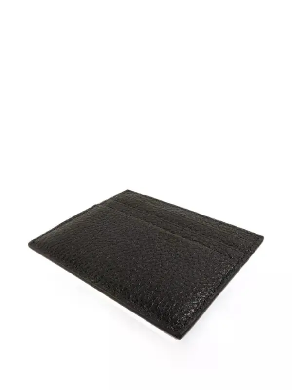 Prada Enamelled Triangle Logo Card Holder