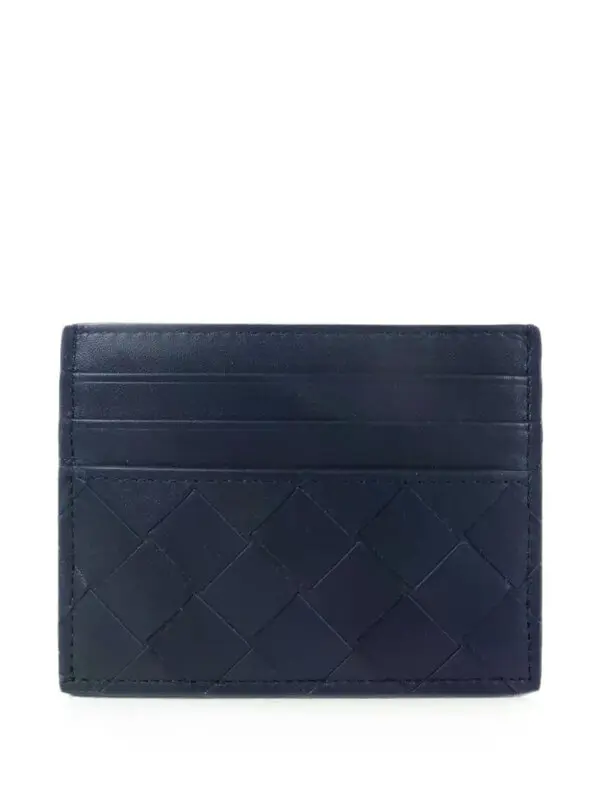 Bottega Veneta Intrecciato Card Holder - Blue