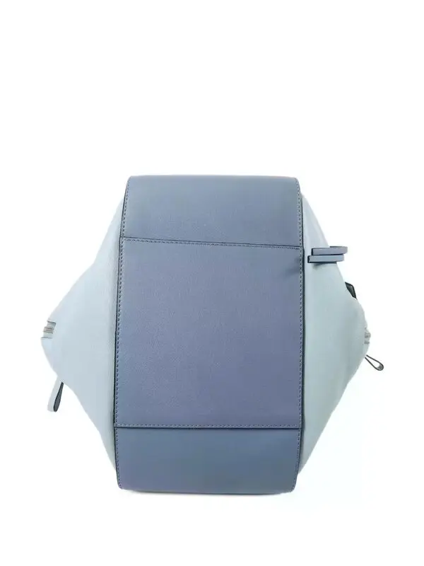 Loewe Medium Hammock Leather Tote Bag - Blue