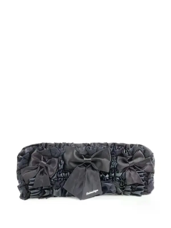 Balenciaga Bow-detail Clutch Bag