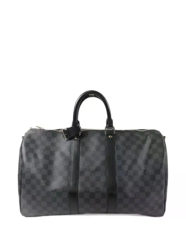 LOUIS VUITTON Keepall 45 Bandoulière Damier Graphite Handbag