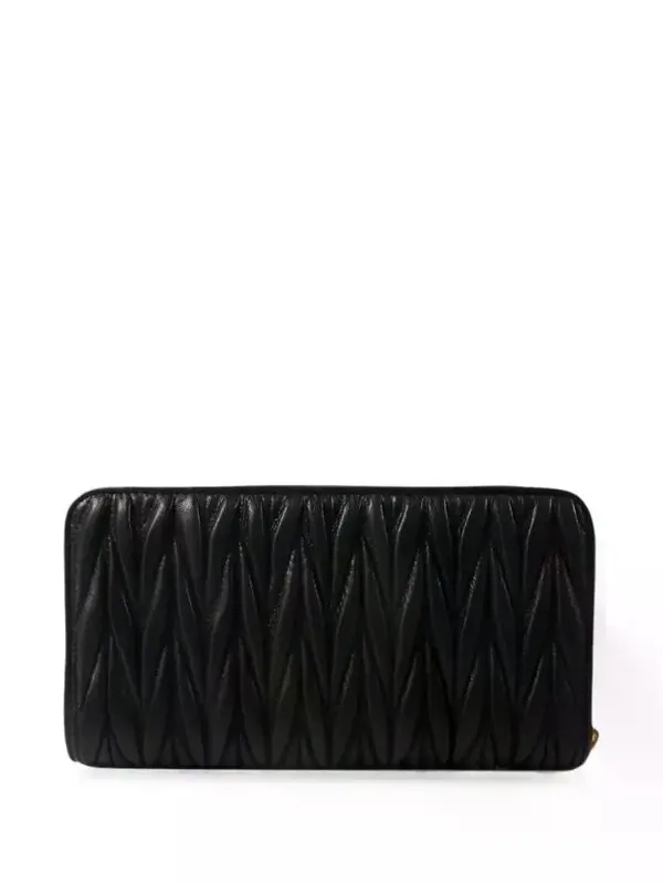 Miu Miu Matelassé Leather Wallet