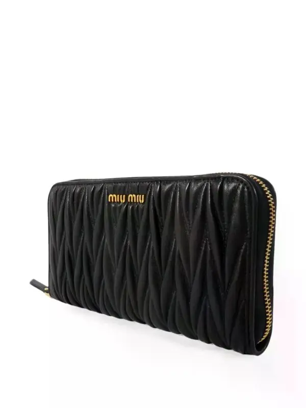 Miu Miu Matelassé Leather Wallet