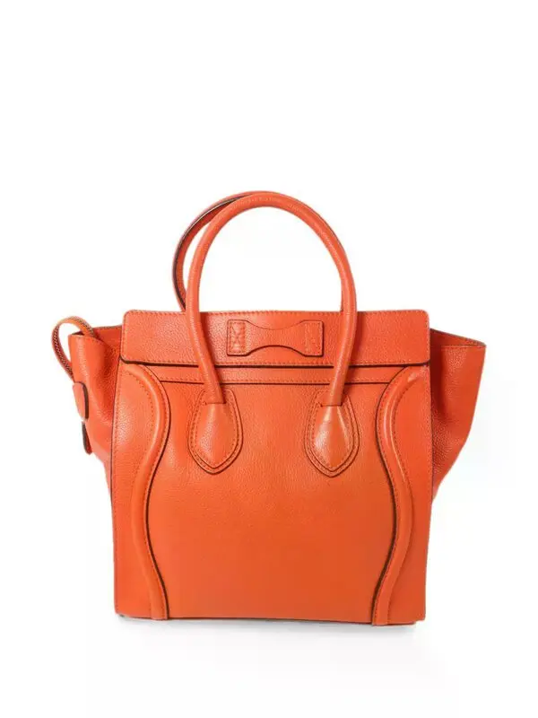 Celine Micro Luggage Calf Leather Handbag
