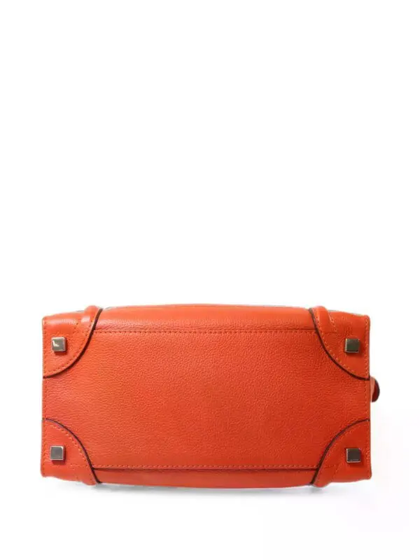 Celine Micro Luggage Calf Leather Handbag