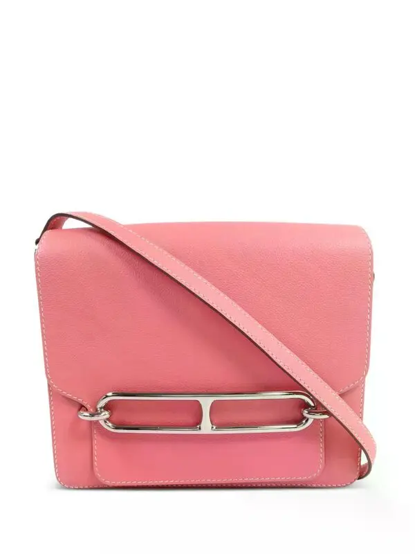 Hermès Roulis Calf Leather Shoulder Bag - Pink