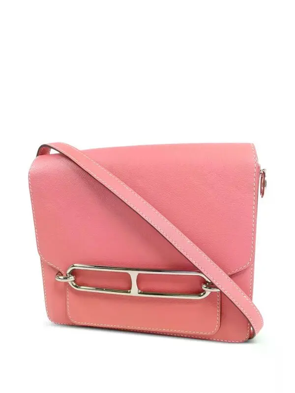 Hermès Roulis Calf Leather Shoulder Bag - Pink