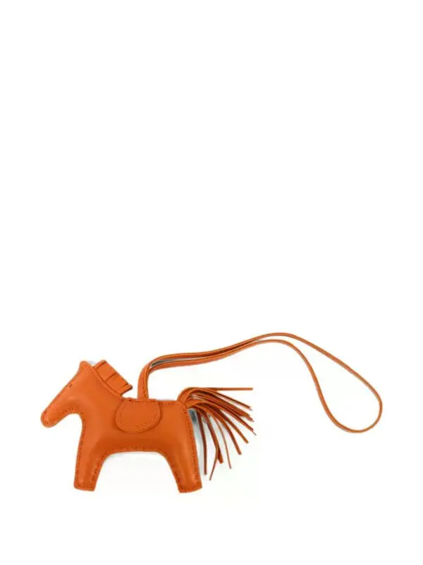 Hermès Rodeo Pm Horse Charm - Orange
