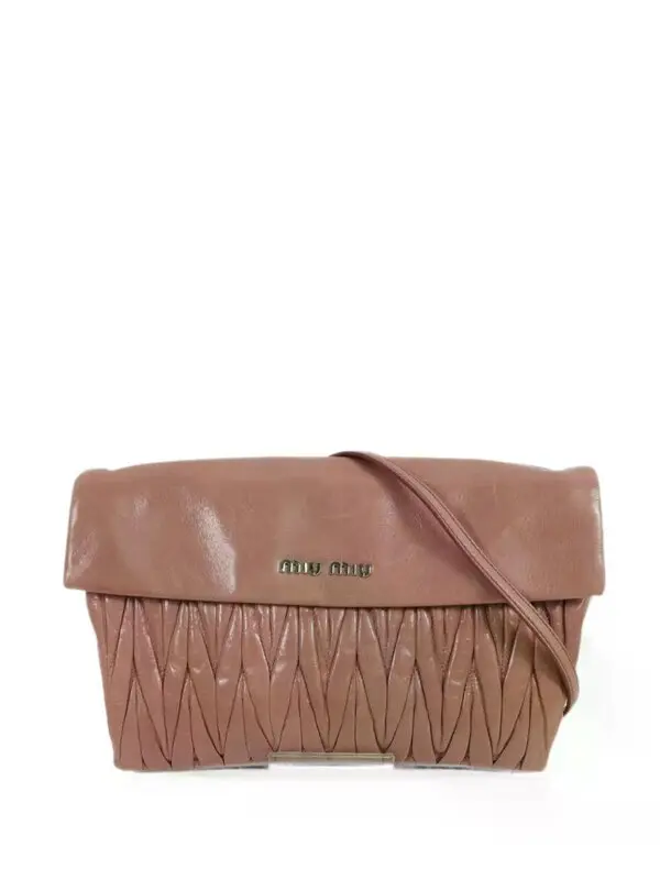 Miu Miu Matelassé Leather Shoulder Bag