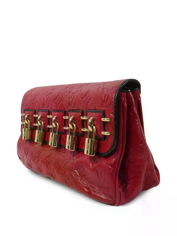 LOUIS VUITTON Enigme Empreinte Leather Clutch Bag