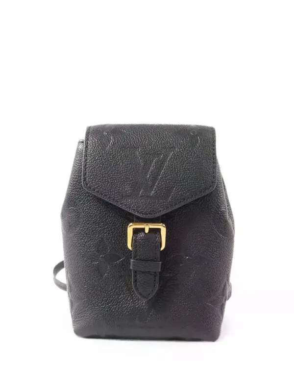 LOUIS VUITTON Monogram Empreinte Backpack - Black