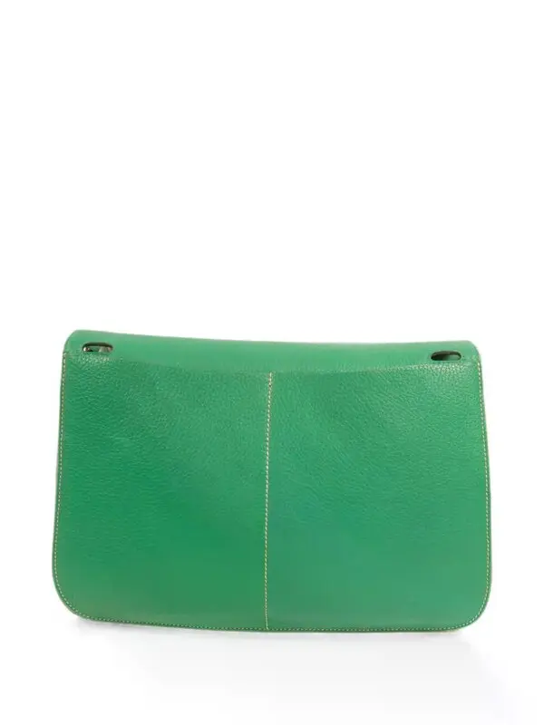 Hermès Halzan Shoulder Bag - Green