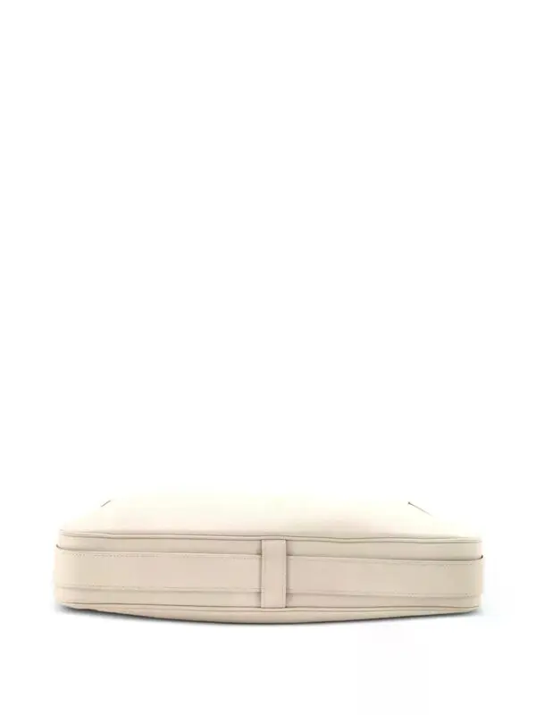 Celine Romy Shoulder Bag Leather Medium Hobo Bag - White