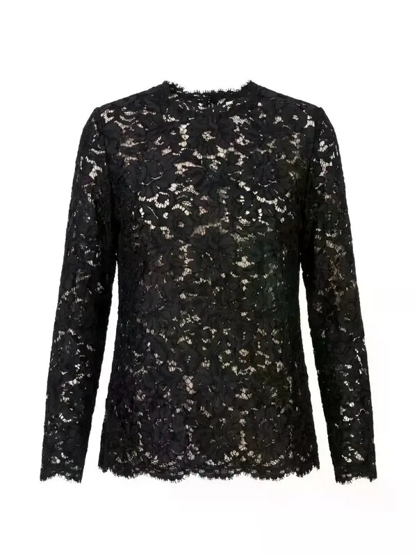 Valentino Garavani Lace Top - Black