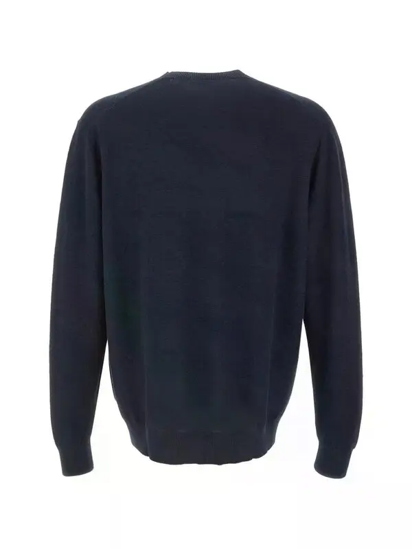 DIKTAT Diamond-knit Crew-neck Sweater