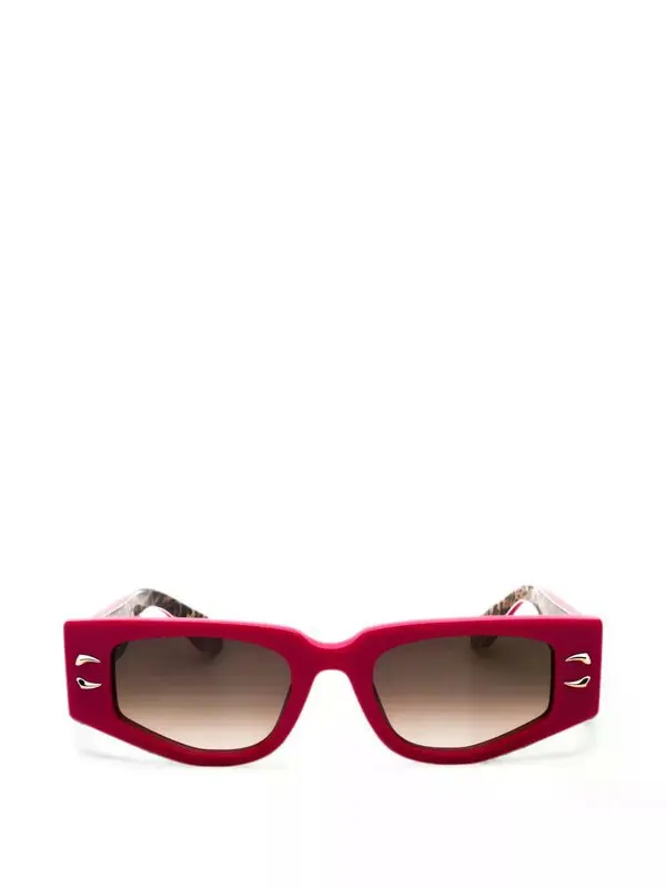 Roberto Cavalli Geometric Frame Sunglasses - Pink