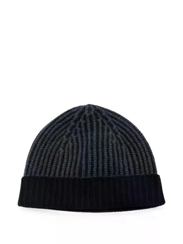 04651 / A TRIP IN A BAG Ribbed-knit Beanie Hat