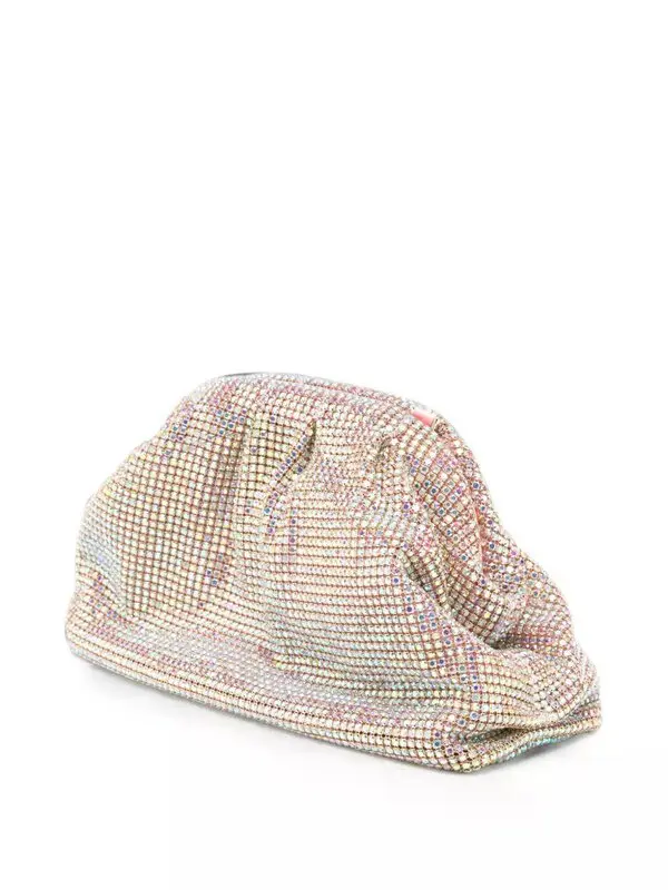 TWENTY FOURHAITCH Petra Crystal-embellished Clutch Bag - Pink