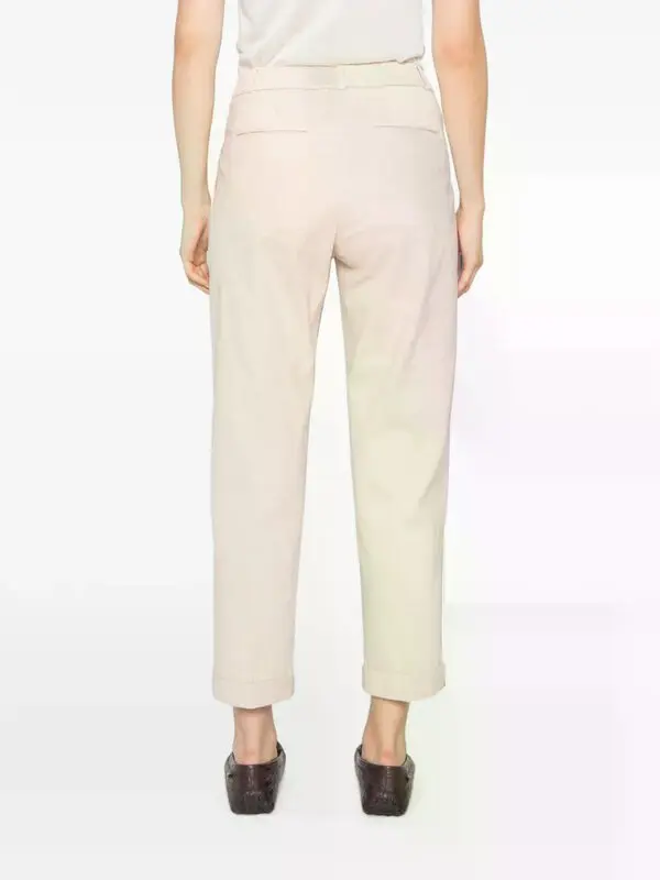 Peserico Pleated Detail Turn-up Trousers