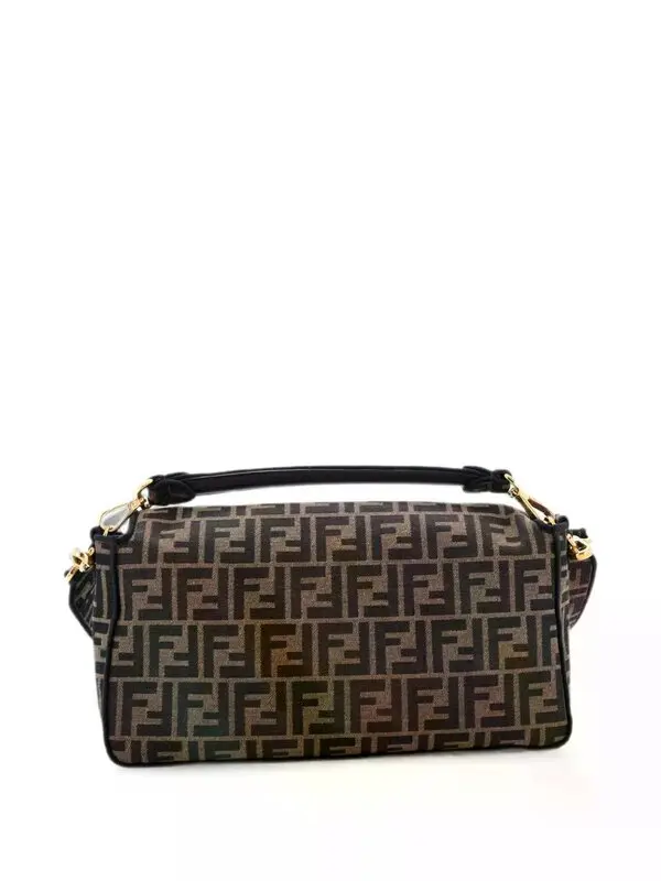 Fendi Baguette Nm Bag Zucca Canvas Shoulder Bag