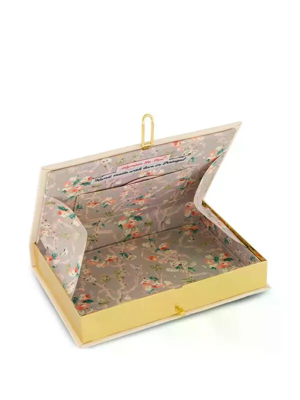 OLYMPIA LE-TAN Open Your Mind Embroidered Book Clutch Bag