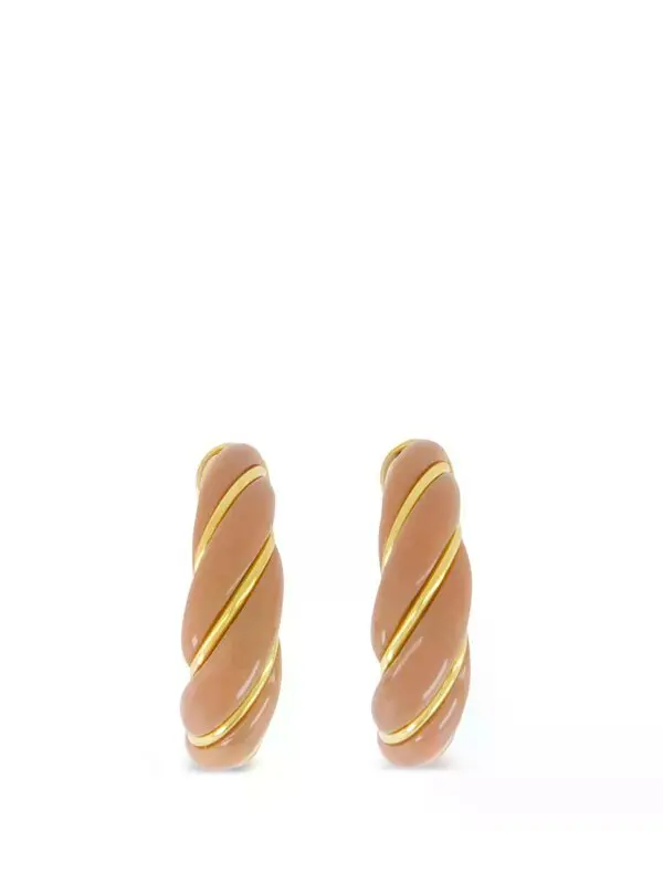 AURÉLIE BIDERMANN Diana Twisted Hoop Earrings