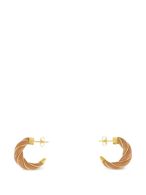 AURÉLIE BIDERMANN Diana Twisted Hoop Earrings