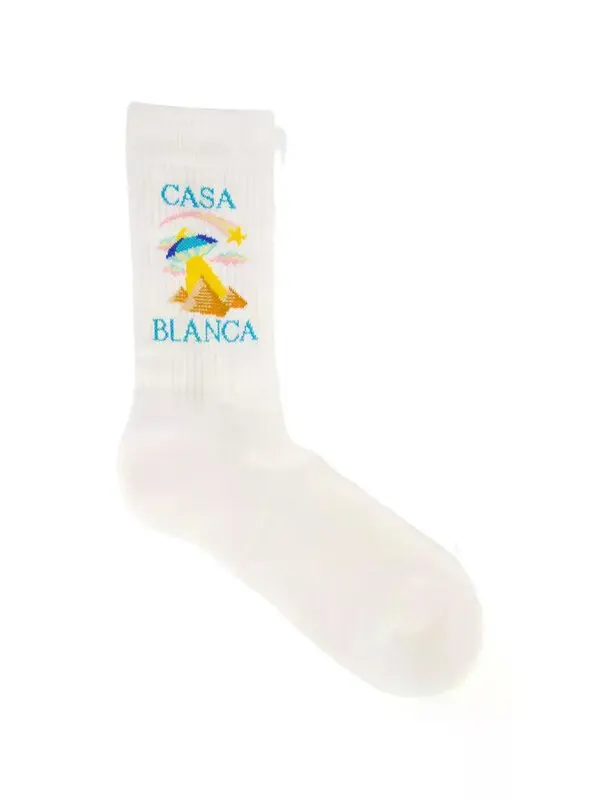 Casablanca Phantasmagoria Intarsia-knit Socks