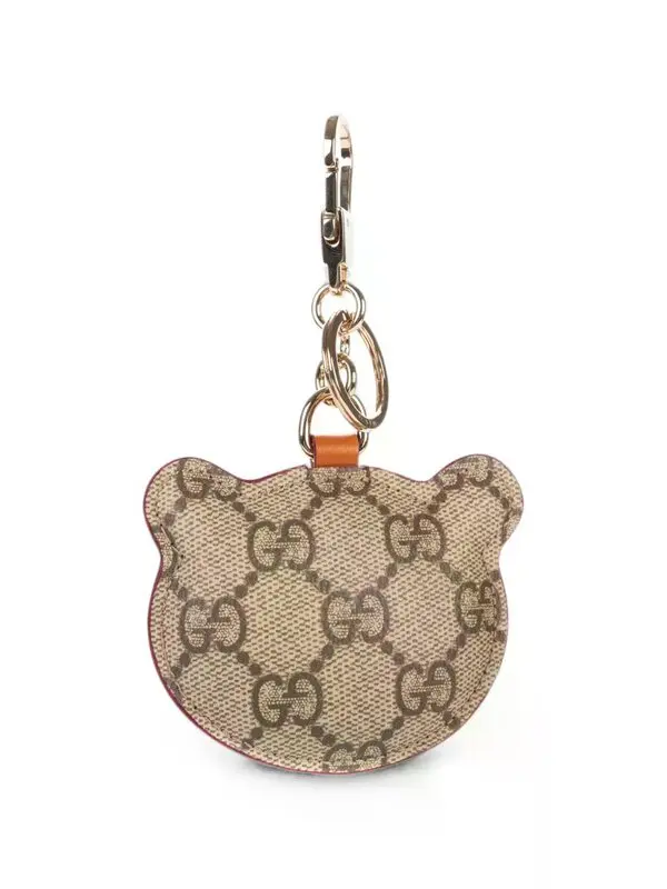 Gucci Gg Supreme Panda Bag Charm