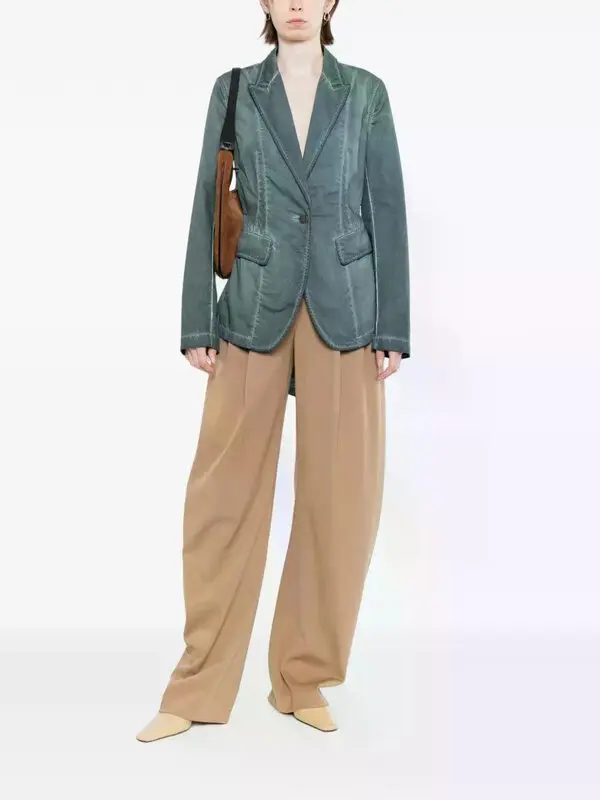 UMA WANG Notched-lapels Single-breasted Blazer