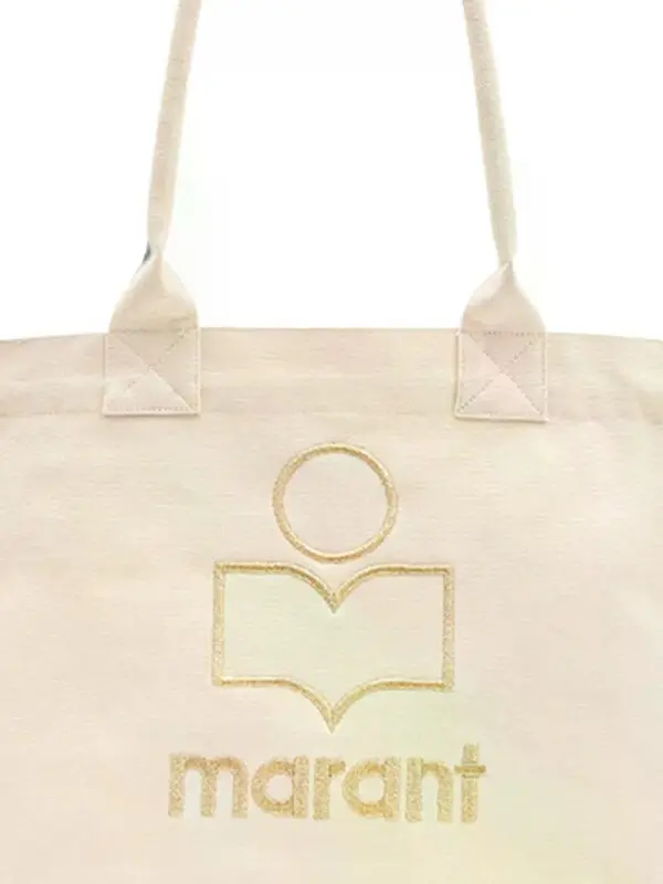 Isabel Marant Étoile Logo-embroidered Canvas Tote Bag