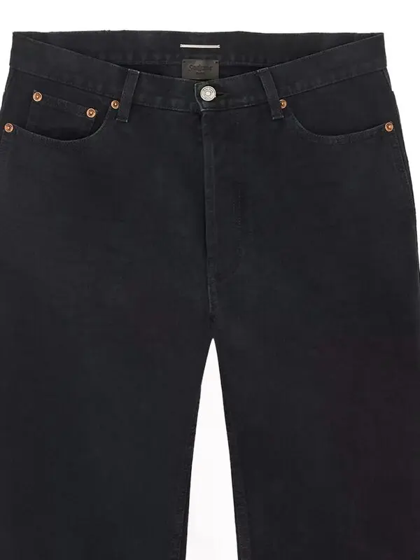 Saint Laurent High-rise Tapered Jeans