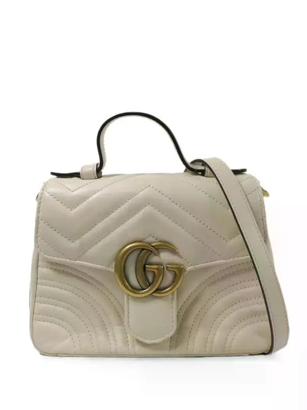 Gucci Gg Marmont Shoulder Bag - Neutrals