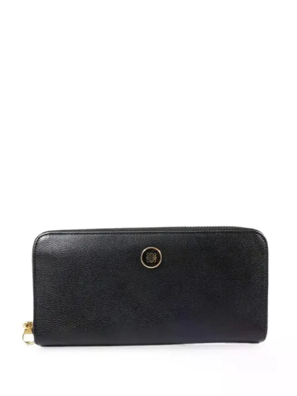 Loewe Logo-plaque Leather Wallet