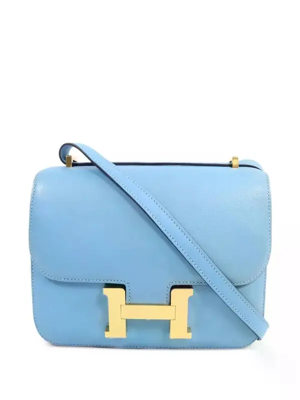 Hermès Mini Constance Shoulder Bag - Blue