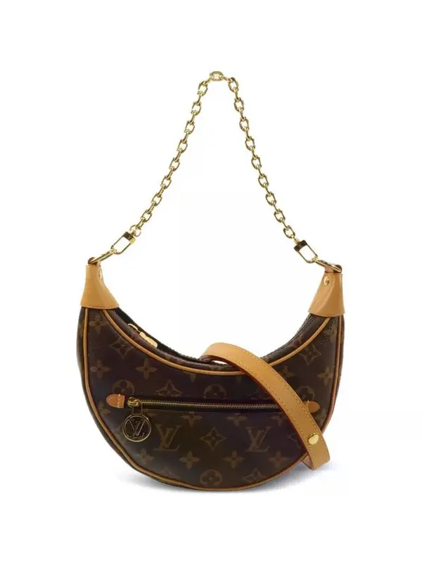 LOUIS VUITTON Monogram Loop Shoulder Bag - Brown