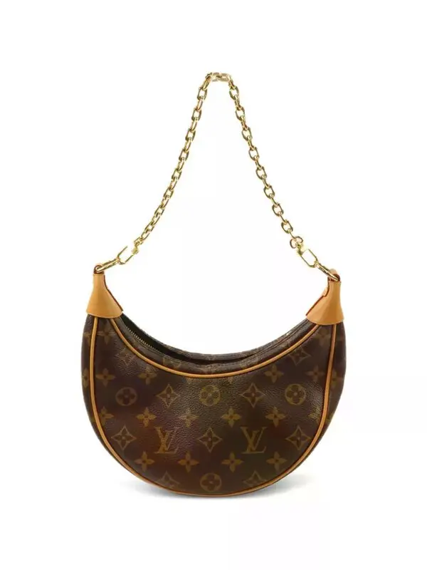 LOUIS VUITTON Monogram Loop Shoulder Bag - Brown